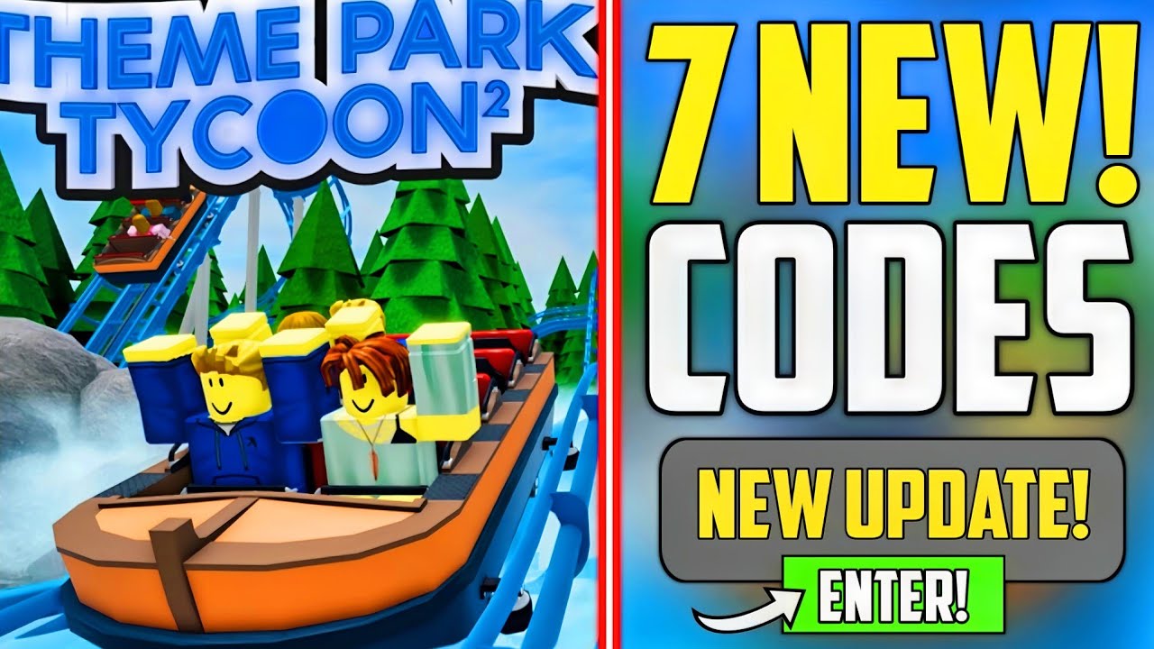 ⚠️NEW! UPDATE⚠️THEME PARK TYCOON 2 ROBLOX CODES 2025 - THEME PARK TYCOON 2 CODES 2025 - YouTube
