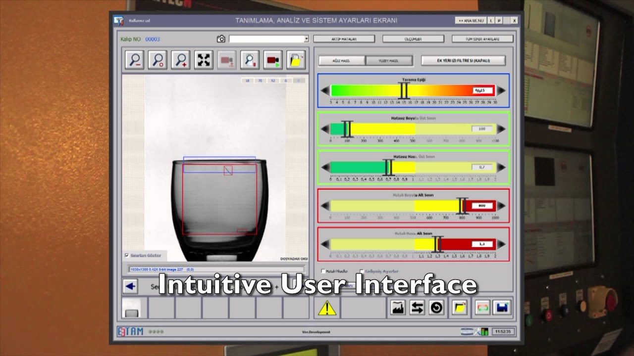 O2KS Optical Glass Tableware Inspection System - YouTube