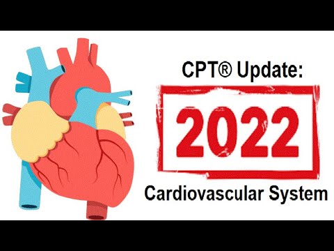 CPT® Changes for Cardiovascular: 2022 - YouTube