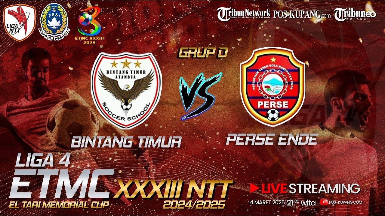 BINTANG TIMUR VS PERSE ENDE (GRUP D) - LIGA 4 | ETMC XXXIII 2024/2025 ...