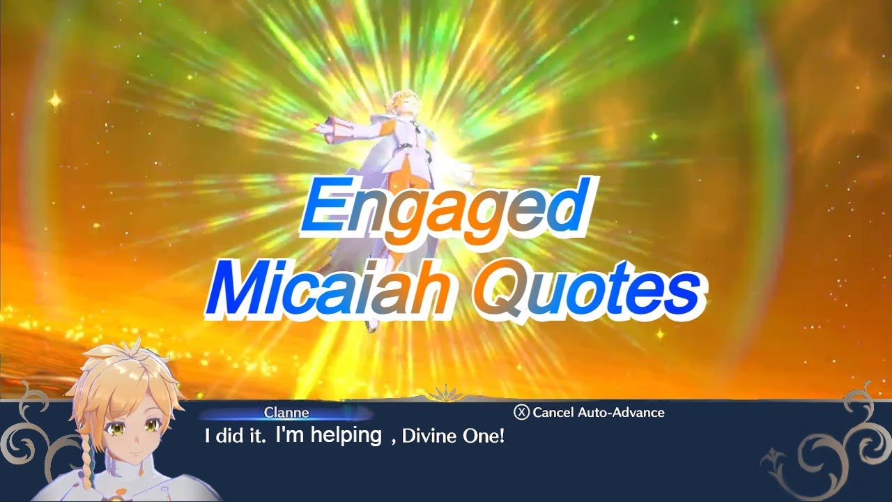 Fire Emblem Engage Michaiah Quotes - YouTube