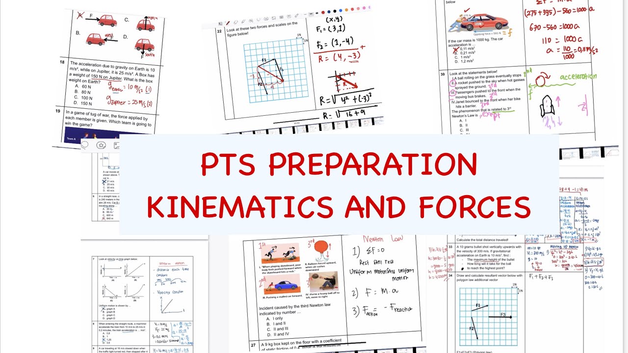 PTS PREPARATION KINEMATICS AND FORCE - YouTube