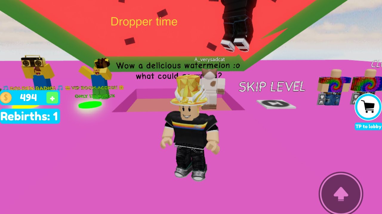Playing the first 60 levels of the dropper in roblox - YouTube