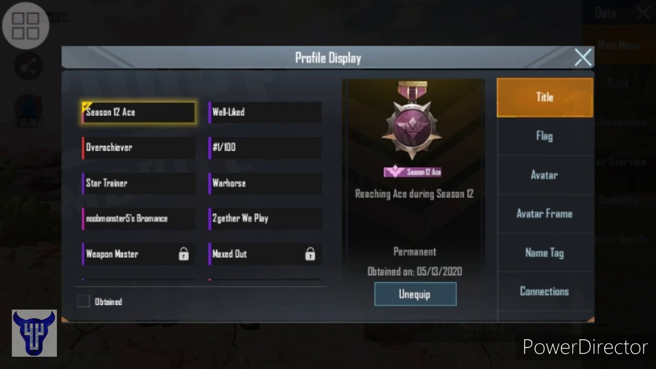How To Set A Frame Pubg Mobile - YouTube