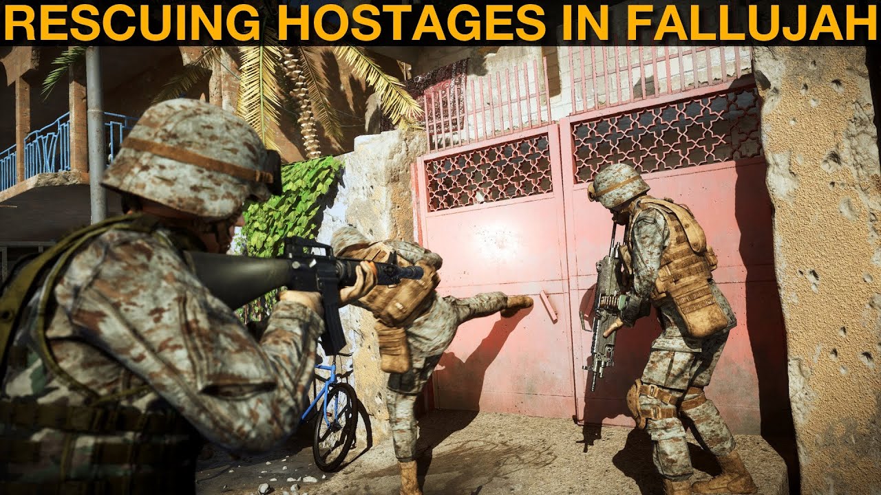 Mission To Rescue Civilians From Fallujah | Arma 3 - YouTube