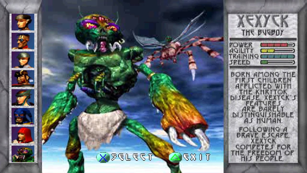 Bugriders: The Race of Kings All Characters [PS1] - YouTube