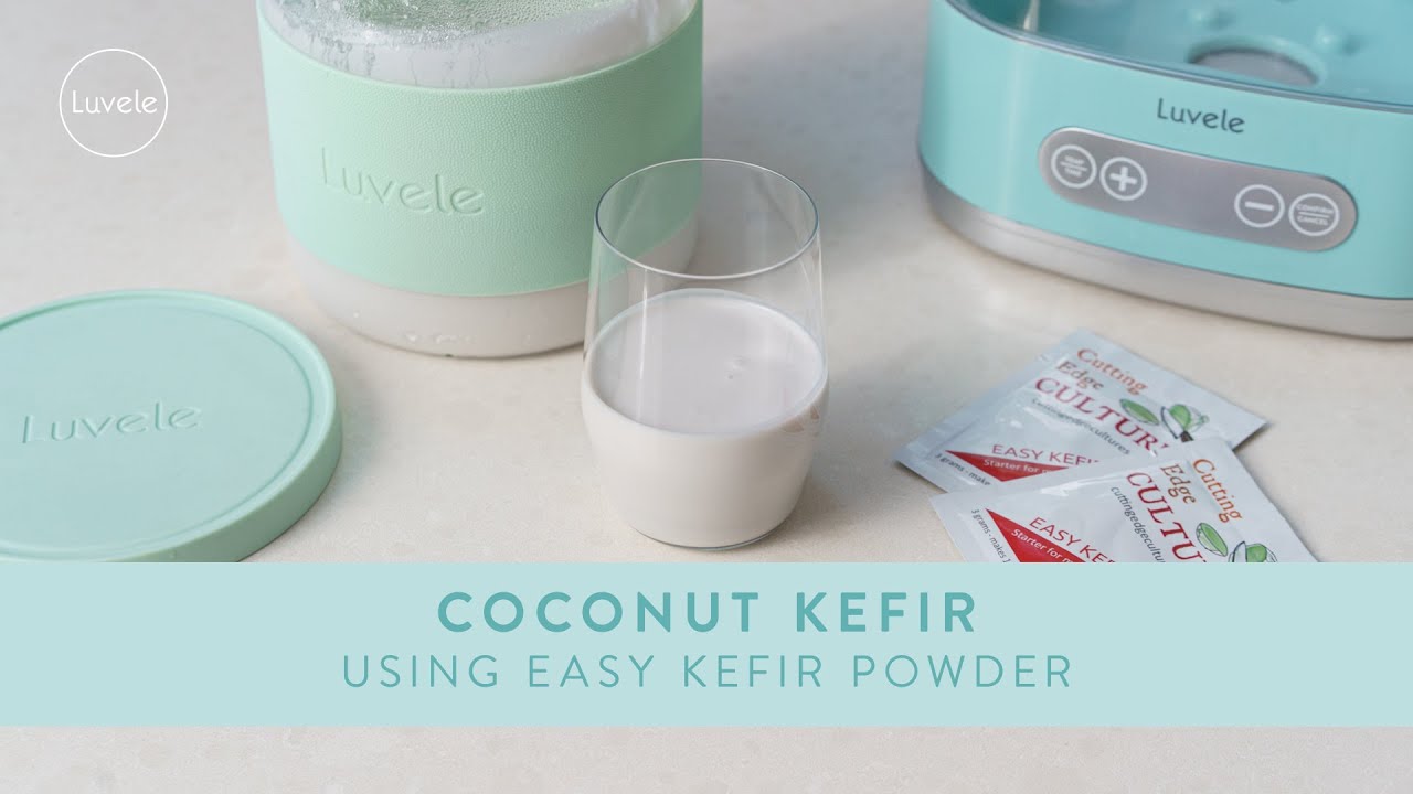 Homemade Coconut Kefir using Easy Kefir Powder - YouTube
