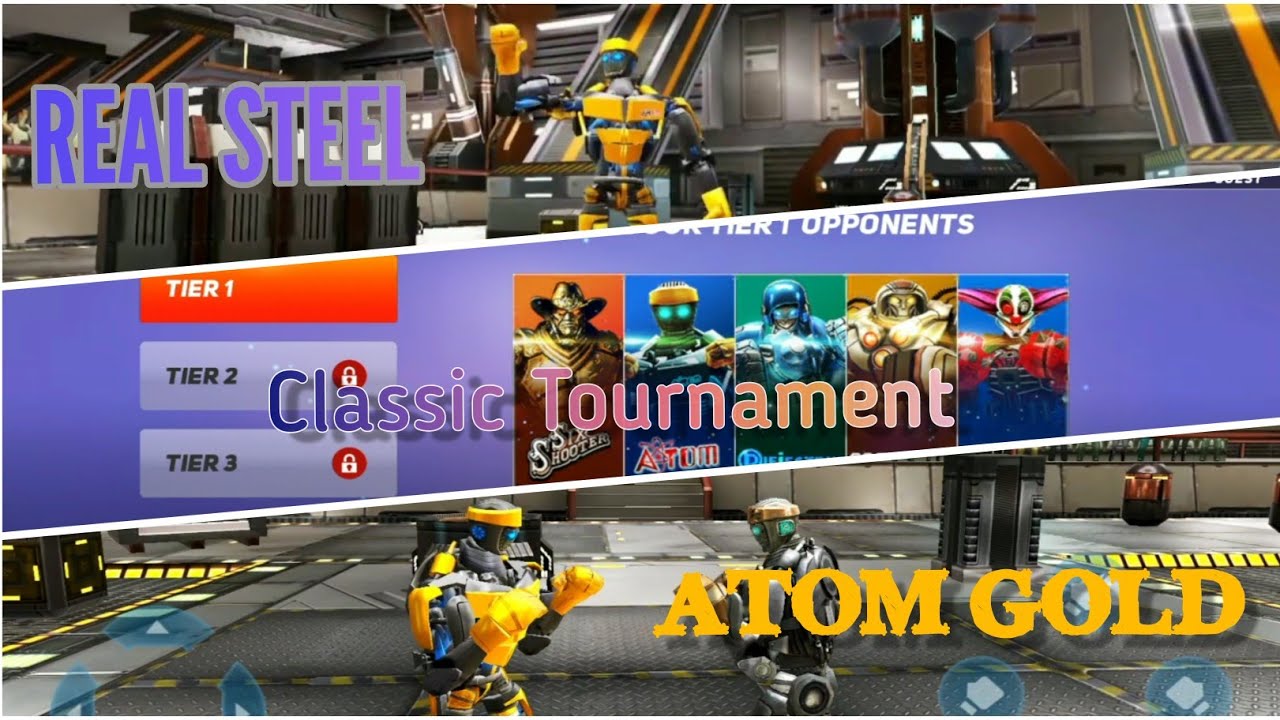 Real Steel with Atom Gold | Robot Boxing | Classic Tournament ...