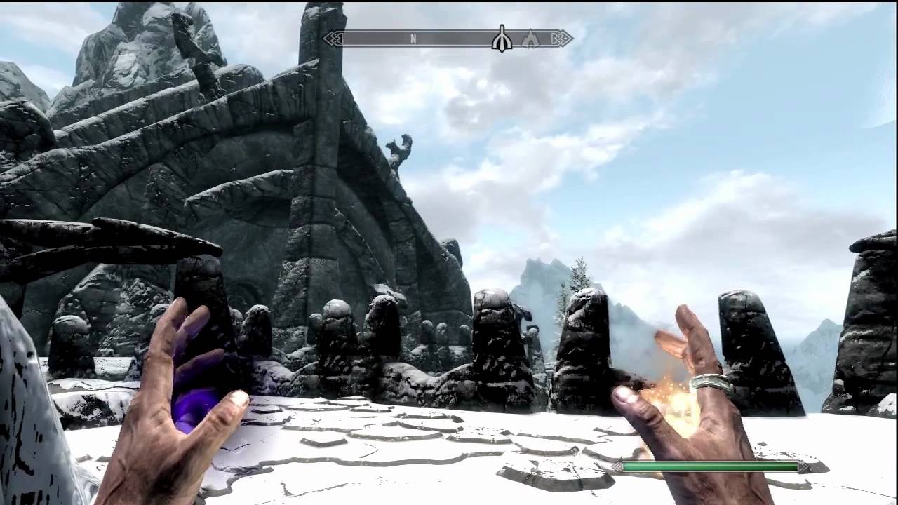 Skyrim - Rahgot Mask + Storm Call Shout - YouTube