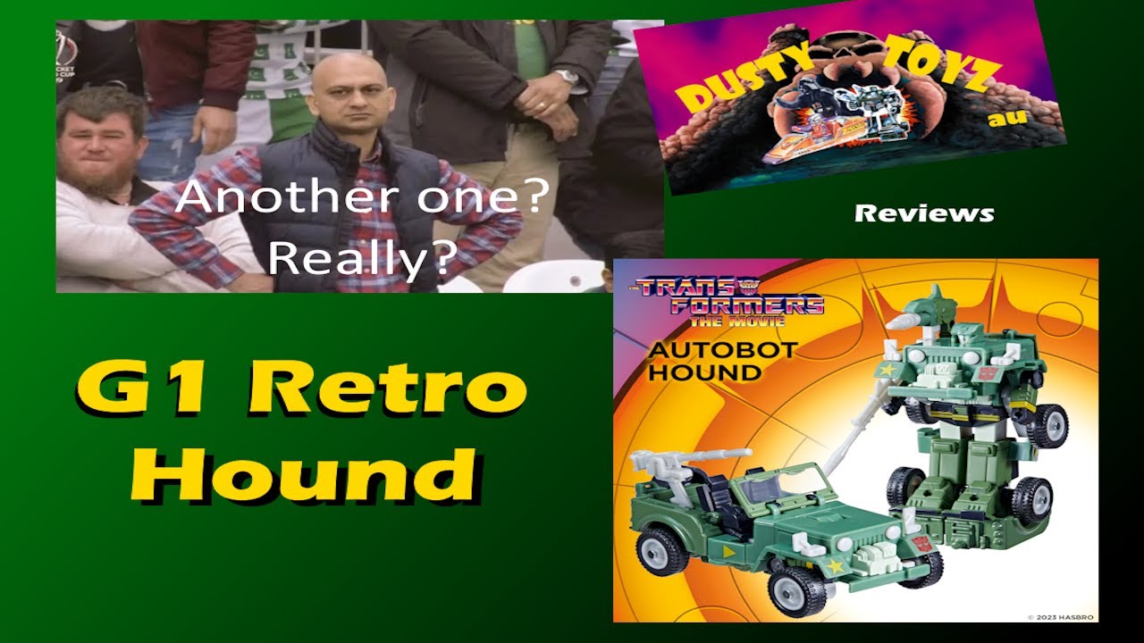 Transformers 2023 Retro Studio Series Hound - YouTube