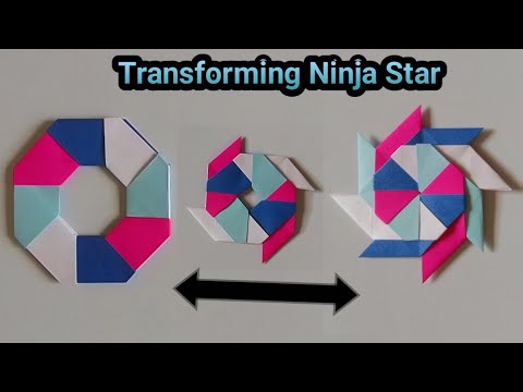 How to make Transforming Ninja Star 🌟| Ninja Star | Step by Step - YouTube