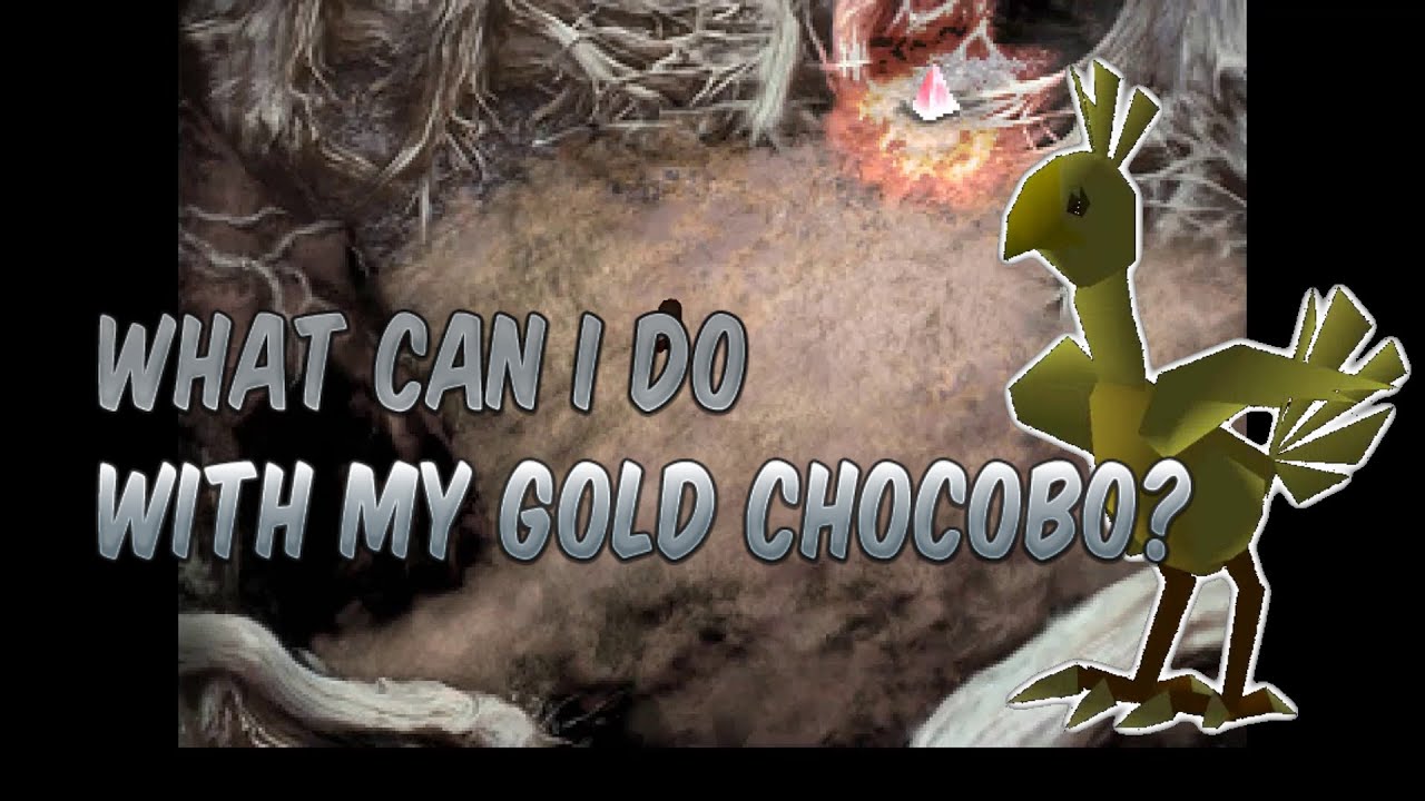 Important places in Final Fantasy VII where only the Golden Chocobo can ...