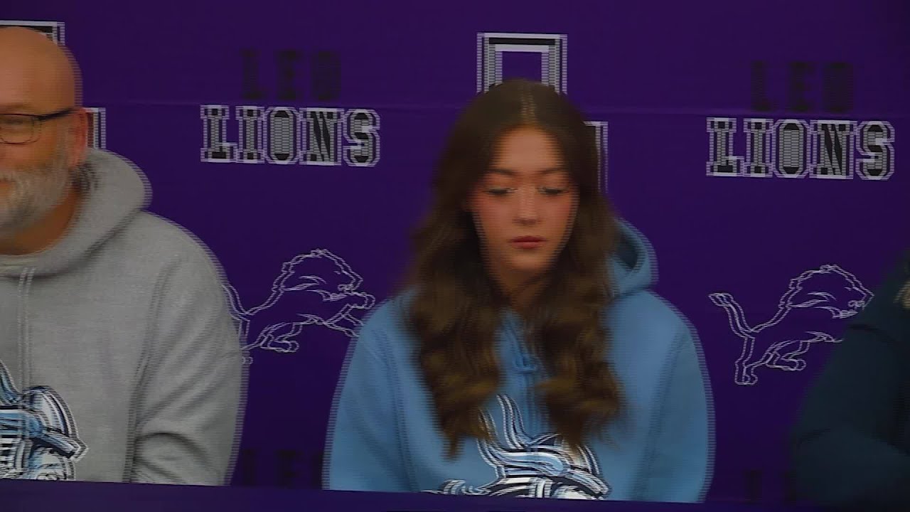 Leo softball senior Carley Funk signing day interview with St. Johns ...