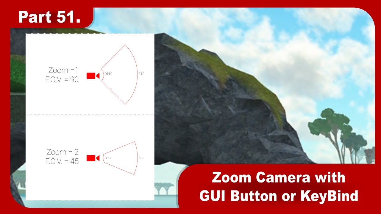 Roblox Studio Tutorials - Part 51. - Zoom Camera with GUI Button or ...