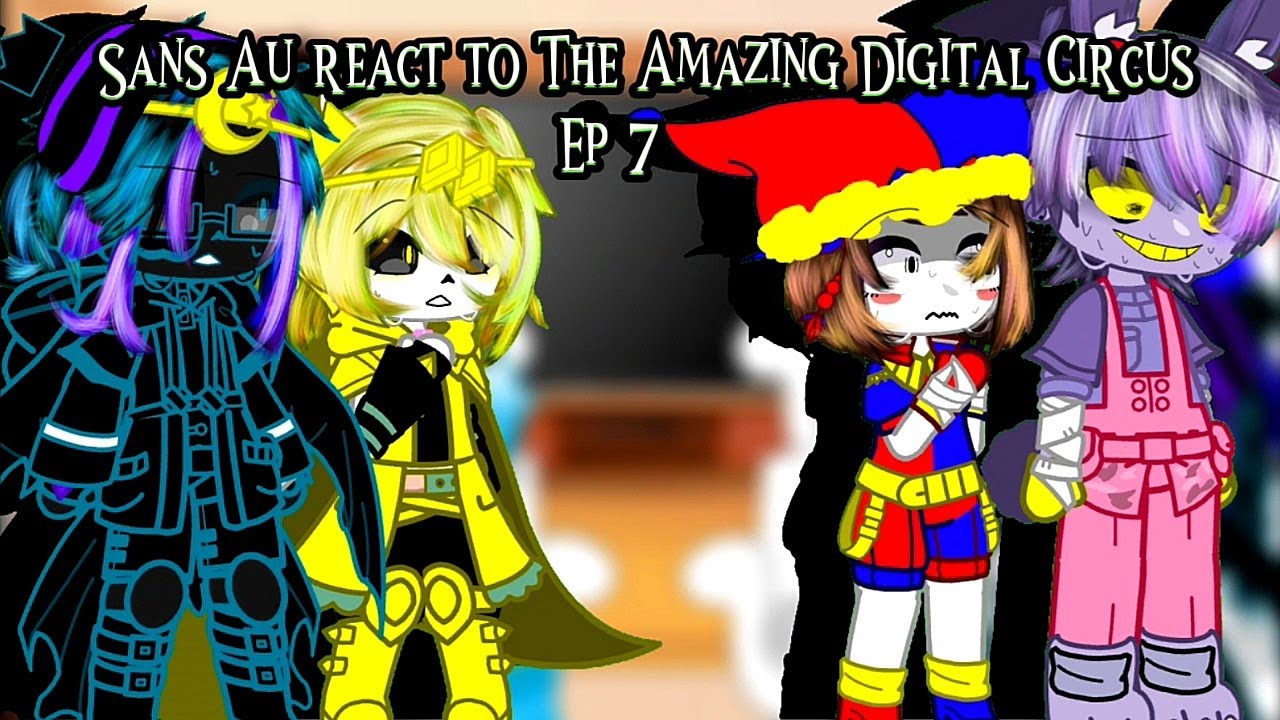 Sans Au Reacts To The Amazing Digital Circus Ep 7: Beach Episode ...