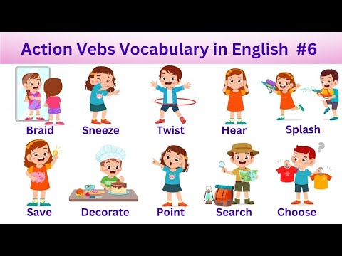 Action Verbs Vocabulary in English | Learn Essential Verbs for Fluent ...