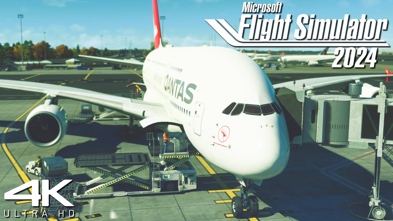 Qantas Airbus A380 in Flight Simulator 2024!! | Sydney Johannesburg ...