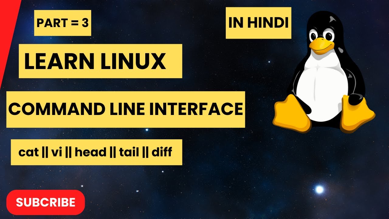 Part 3 || Linux Commands 🖥️ | cat, vi, head, tail & diff Explained 💡 ...