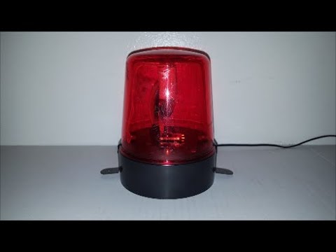 Red Police Beacon - YouTube