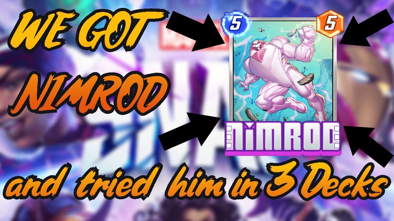 Try these NIMROD Decks | Marvel SNAP Gameplay - YouTube