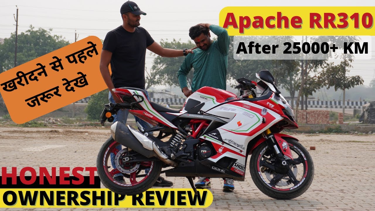 TVS Apache RR310 Long Term Ownership Review After 25000+ km, Pros and Cons - YouTube