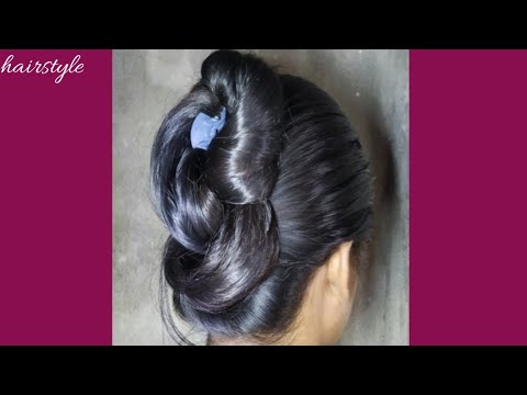 Very Stylish And Easy Juda Hairstyle For Girls | beautiful juda ...