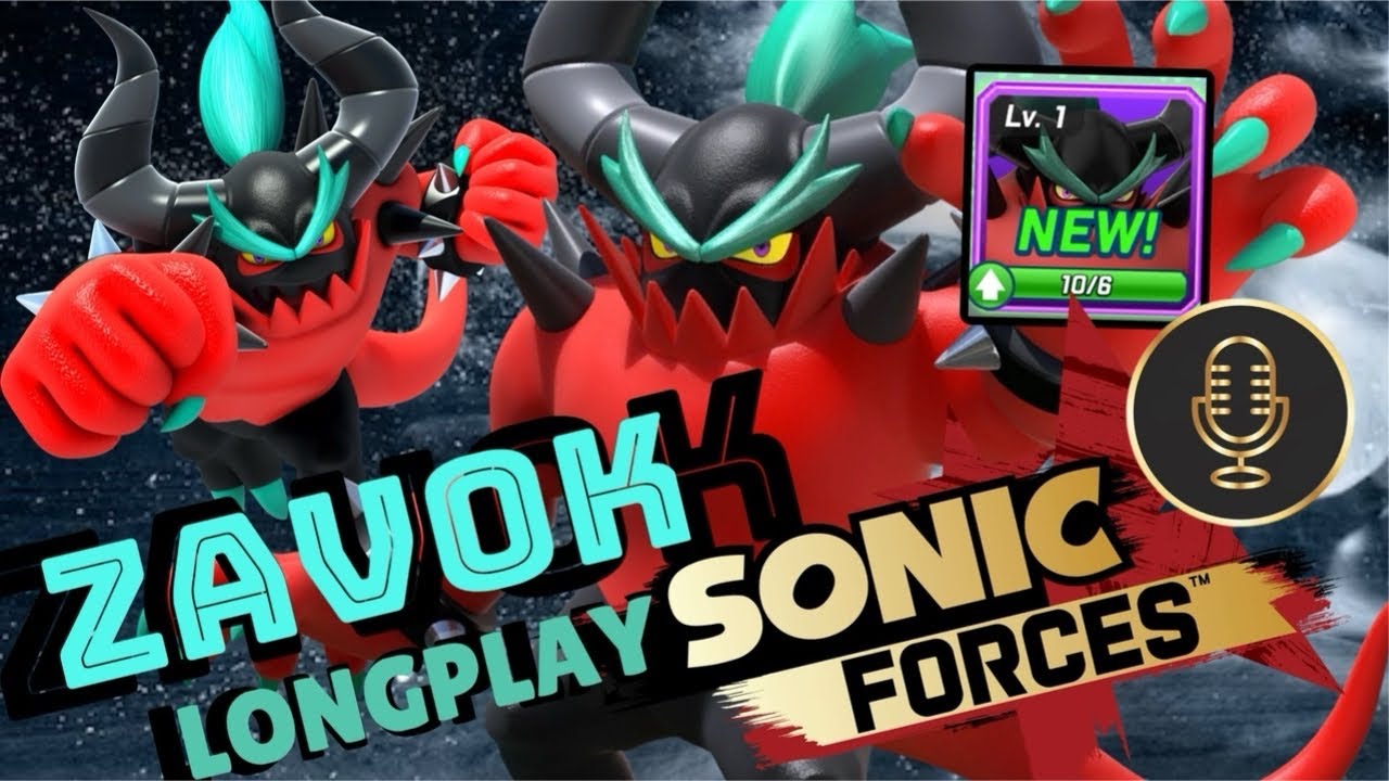 Zavok Unlocked! 🔓 New Character in Sonic Forces Speed Battle with Voice ...