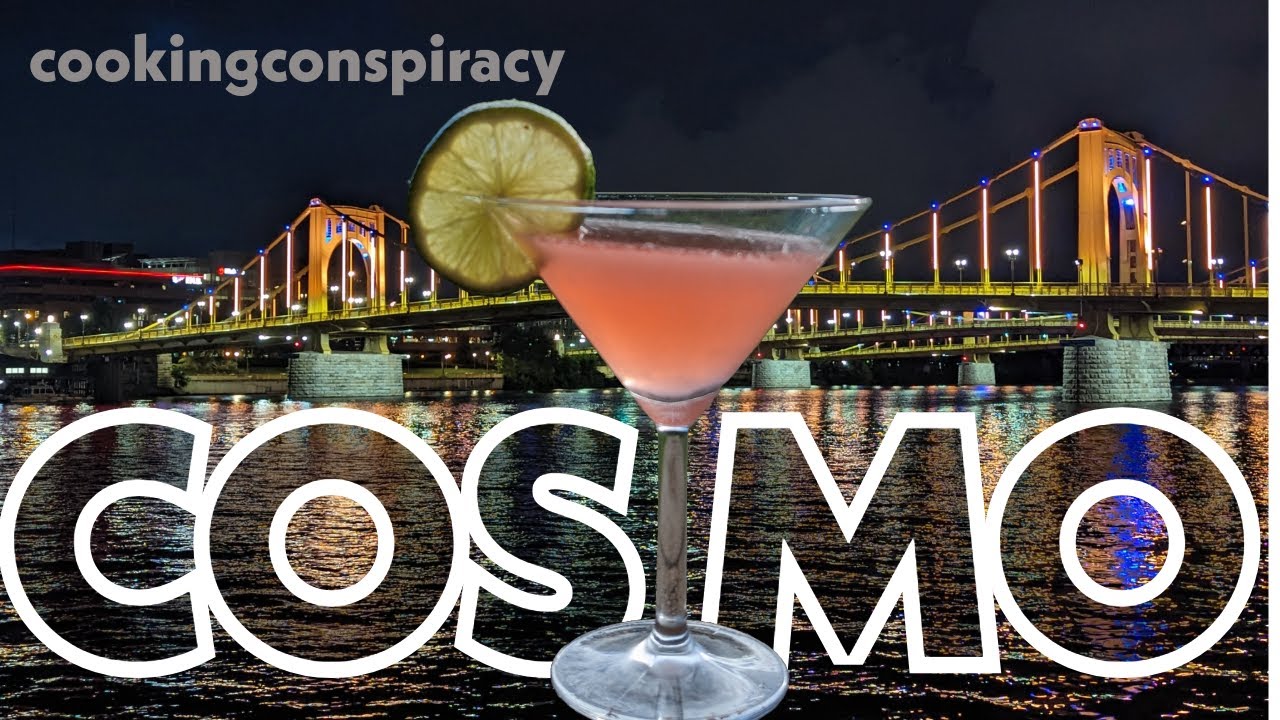 How to make a Cosmopolitan: Easy Home Made Cocktail Recipe - YouTube