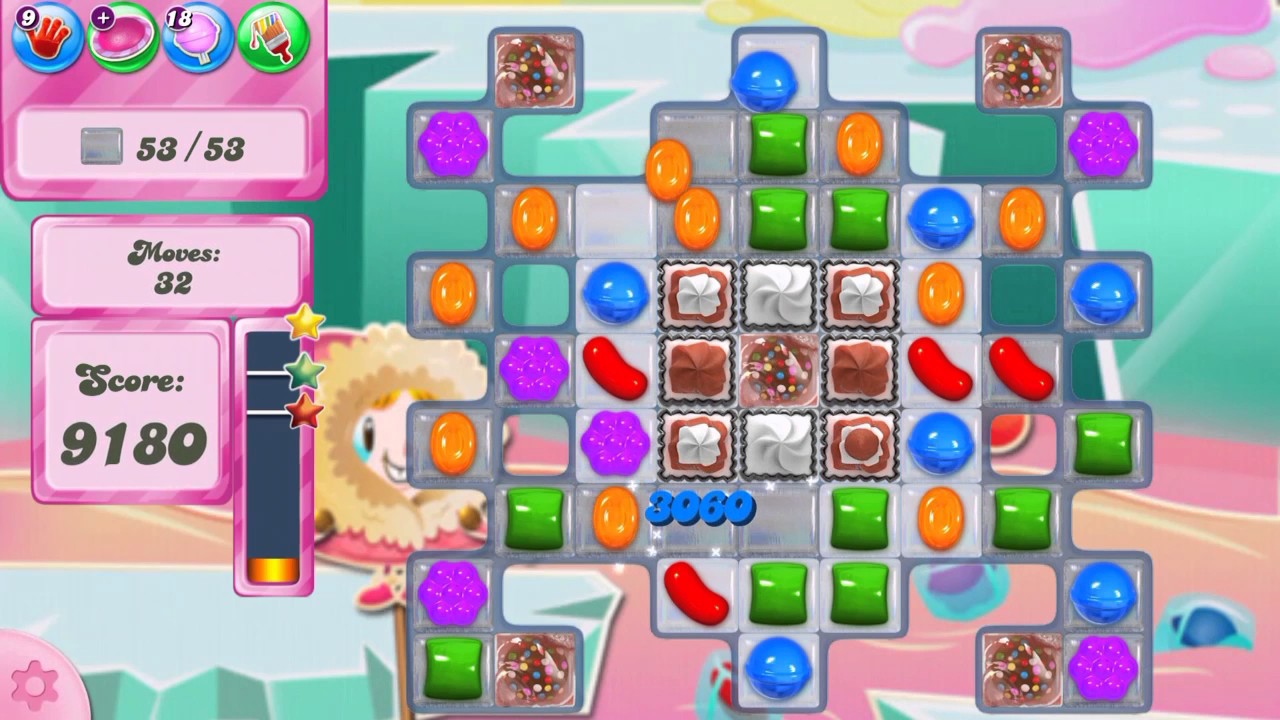 Candy Crush Saga Level 1826 No boosters - YouTube