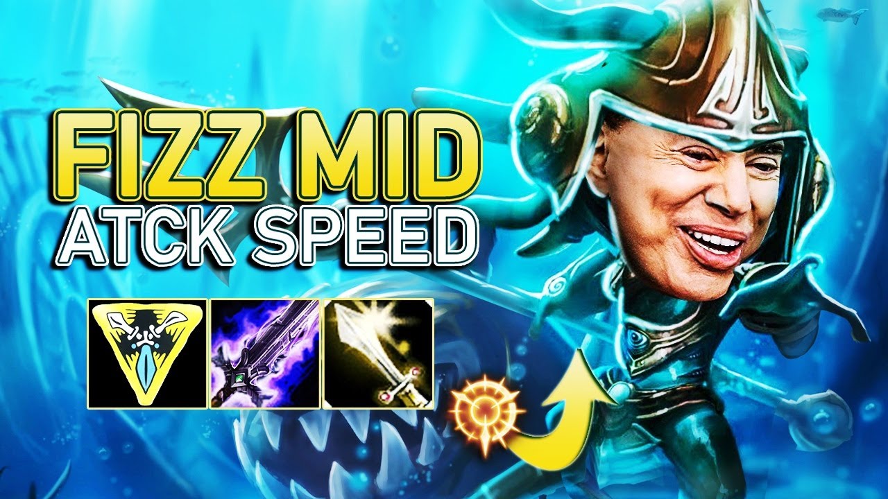 FIZZ MID ATTACK SPEED | COM ESSA BUILD VOCÊ PODE DAR DIVE ATÉ EM TANK ...