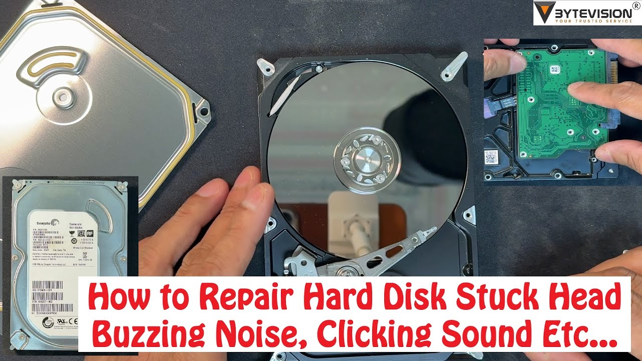 How to Repair Hard Disk Stuck Head - Buzzing Noise, Clicking Sound Etc ...