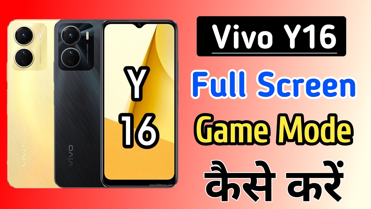 Vivo y16 full screen game mode/ VIVO Y16 free fire full screen/vivo y16 ...