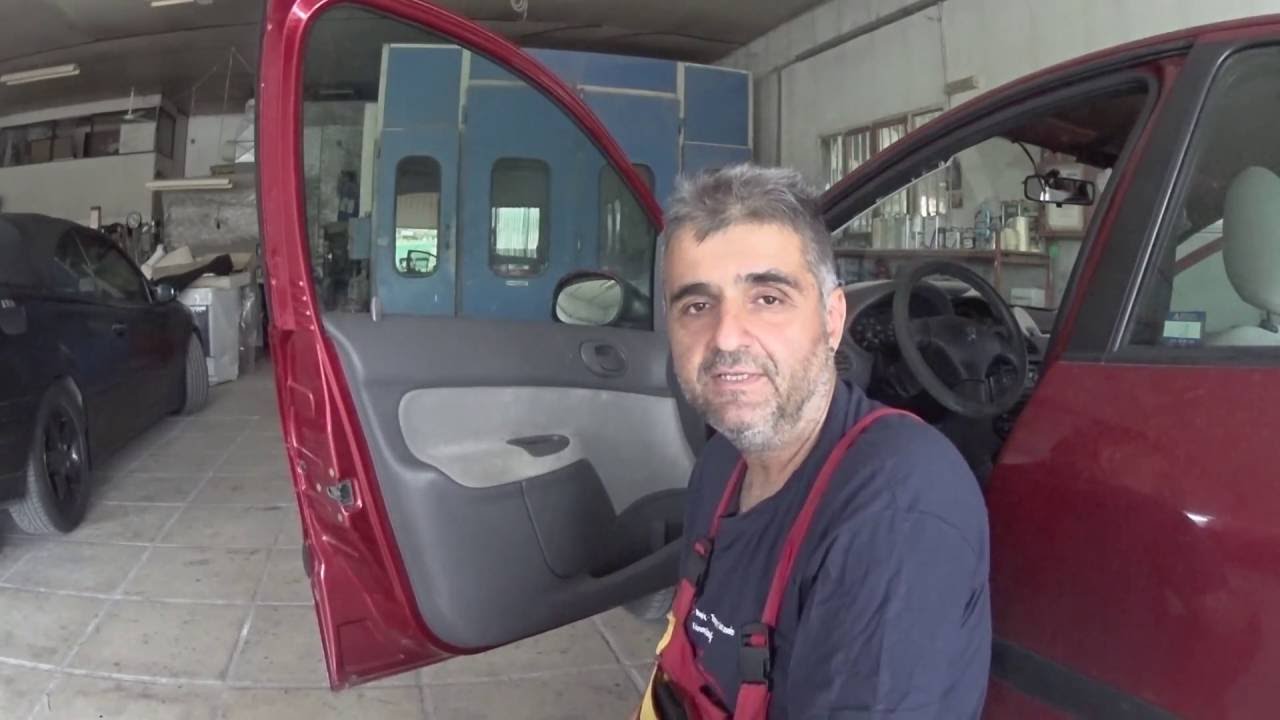 PEUGEOT 206 Πως βγαζω ταπετσαρια πορτας Door Panel Removal - YouTube