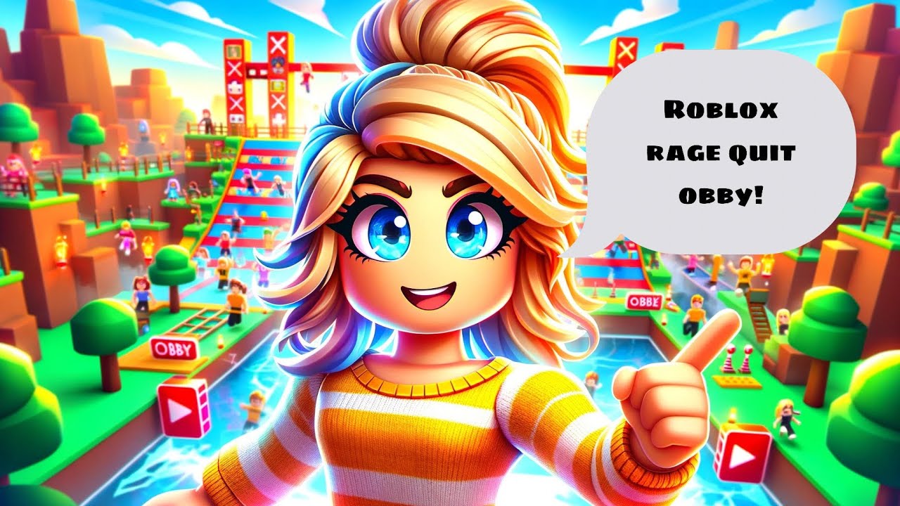 Roblox rage quit obby! - YouTube