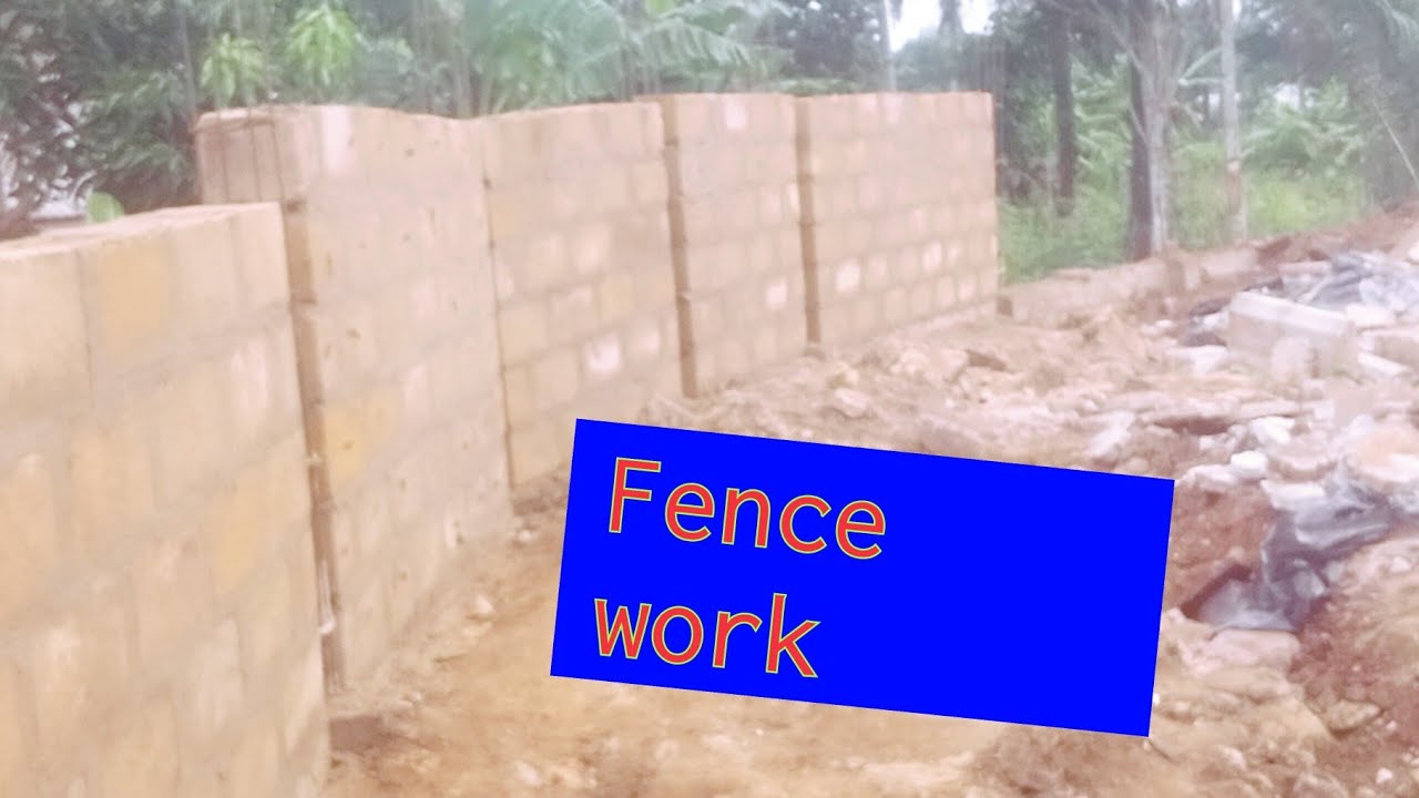 completion of fence project - YouTube