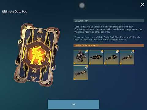 Getting my first ultimate data pad - War Robots - YouTube