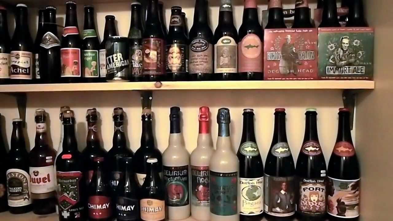My 2012 Home Beer Cellar - Hundreds of Beers - YouTube