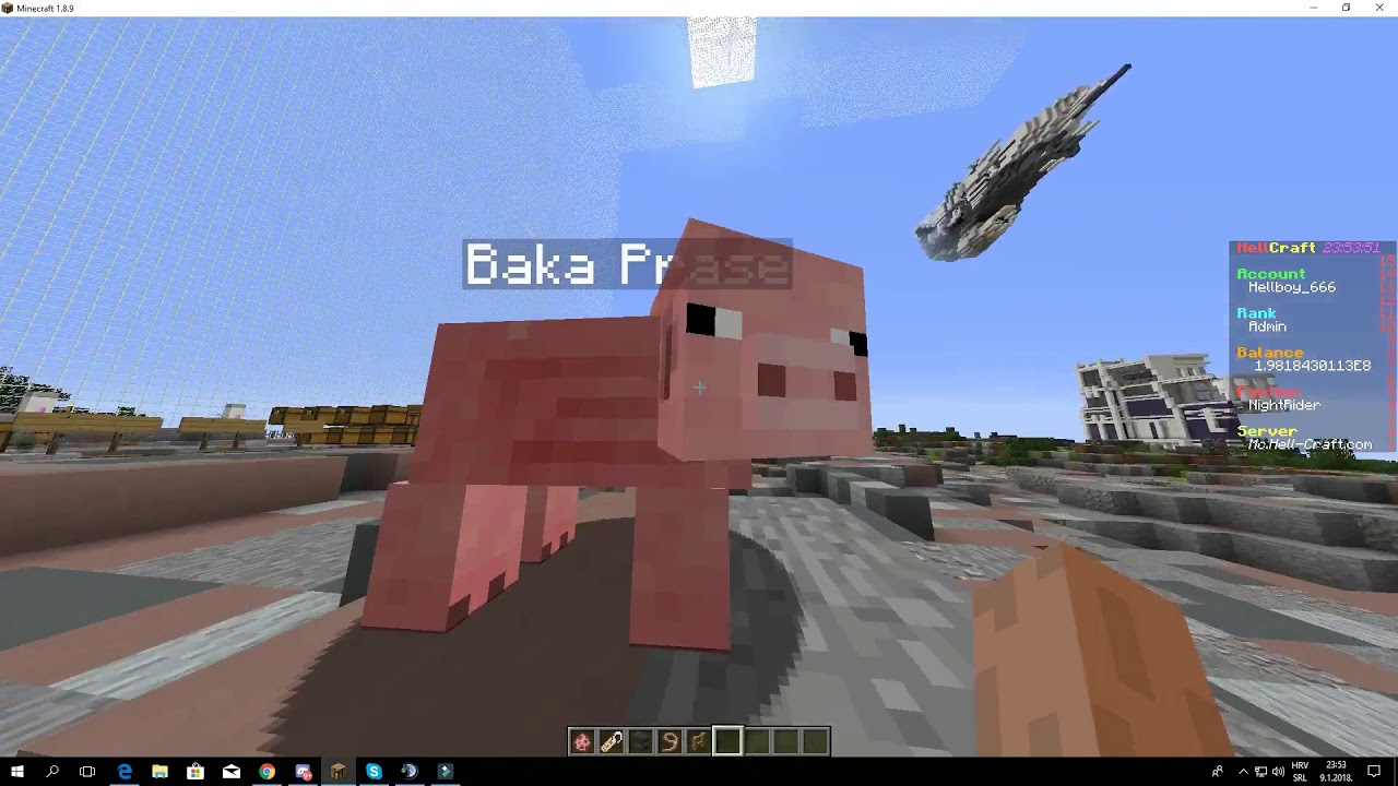 Baka Prase minecraft distrackt :) - YouTube