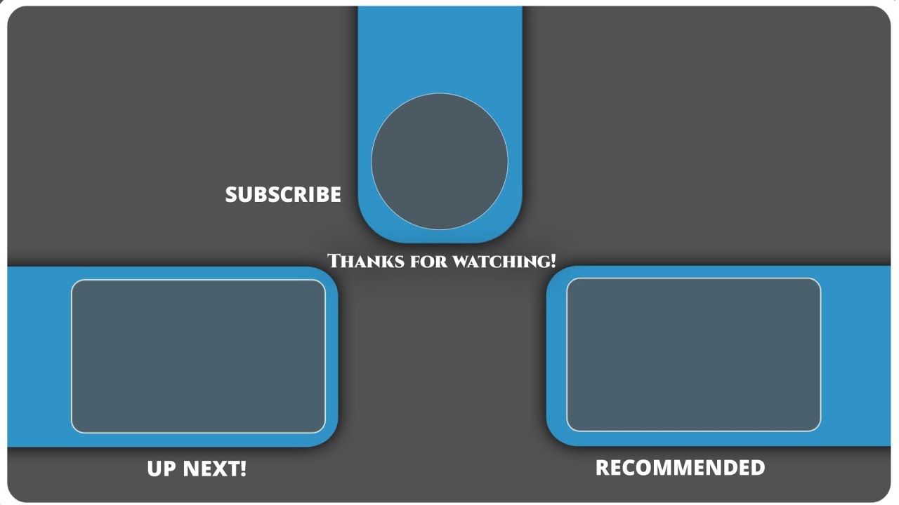 End screen outro for YouTube without copyright | Free to use - YouTube