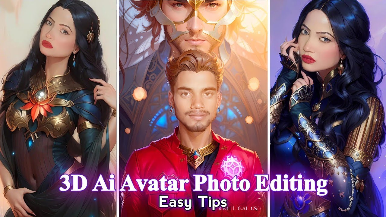 3D Avatar | Ai Photo Editing | Easy Steps | MidJourney 3D Ai Editing ...