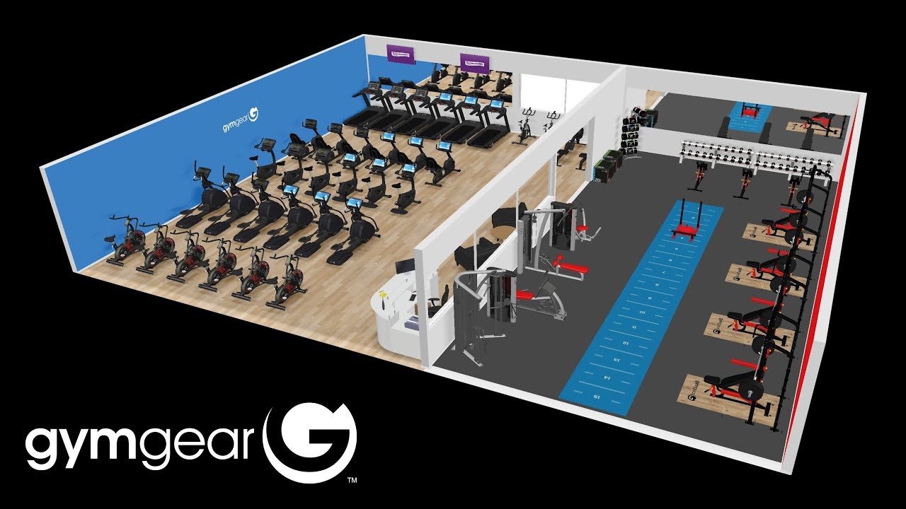 360° Virtual Gym Design Tour - YouTube