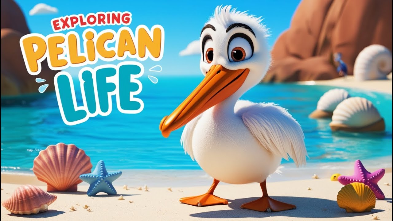 Exploring Pelican Life | Song for Kids | Fun Animated Cartoon Music ...
