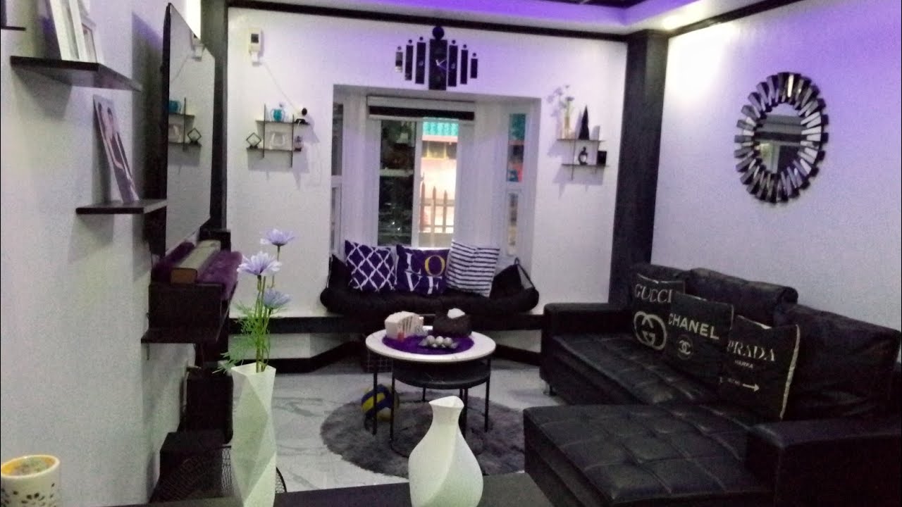 Simple but elegant Sala/Interior design/black and white - YouTube