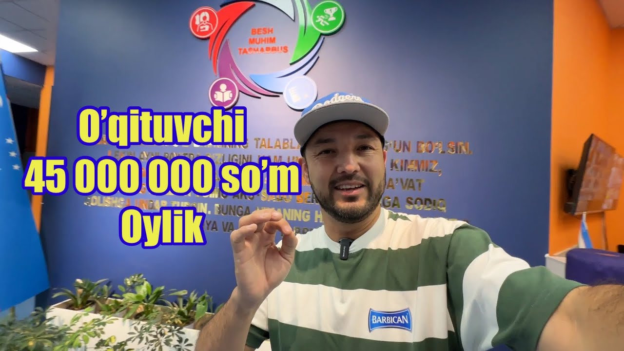 Bizda o’qituvchilar 45 000 000 so’m topishadi. +998788888080 Sodiq school - YouTube
