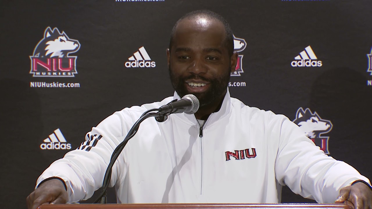 NIU Men's Basketball Head Coach Rashon Burno 2021 Media Day - YouTube