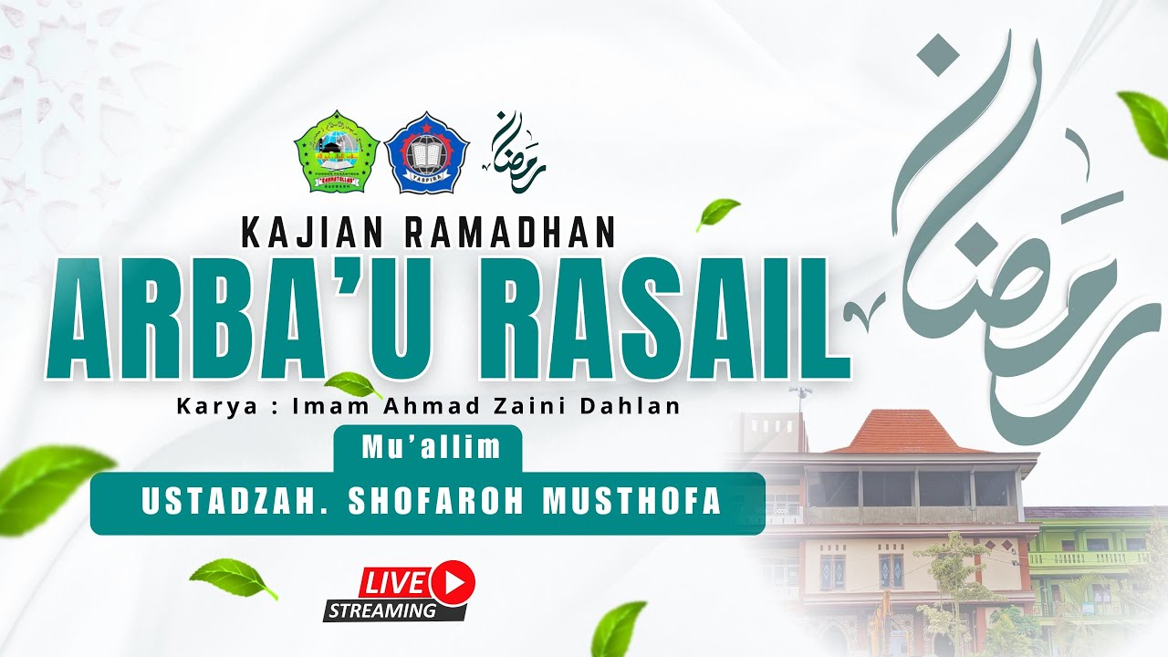 Kajian Ramadhan | Kitab Arba'u Rasail | Ustadzah Shofaroh Musthofa ...