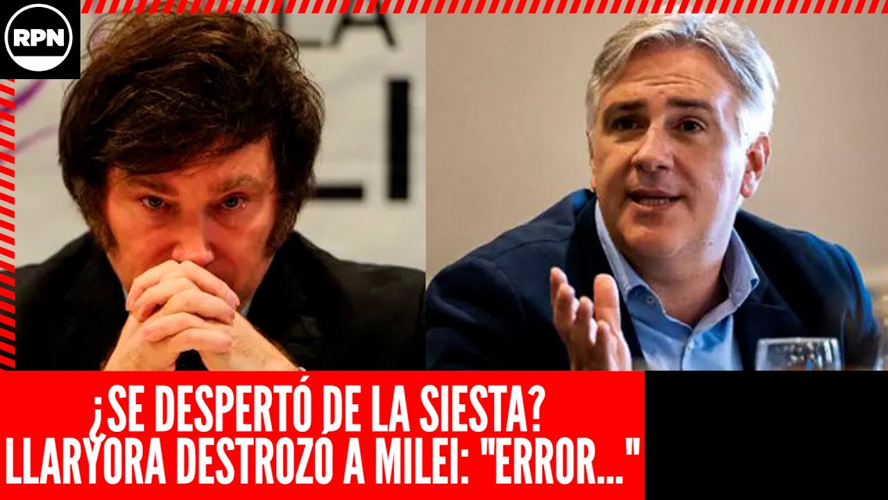 ¡INES-PERADO! Llaryora IRRUMPIÓ al aire en C5N y DESTROZÓ a Milei y la ...