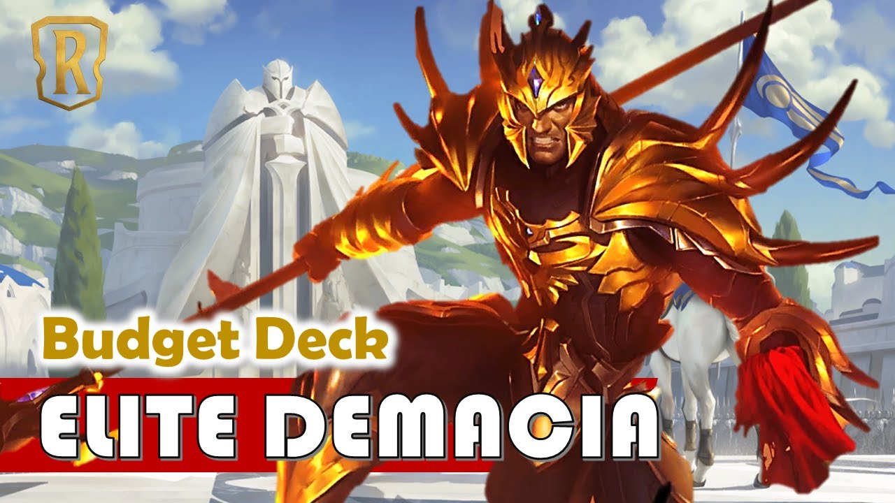 DOMINATE with ELITE DEMACIA SOLDIERS | Budget Demacia Deck | LoR budget ...