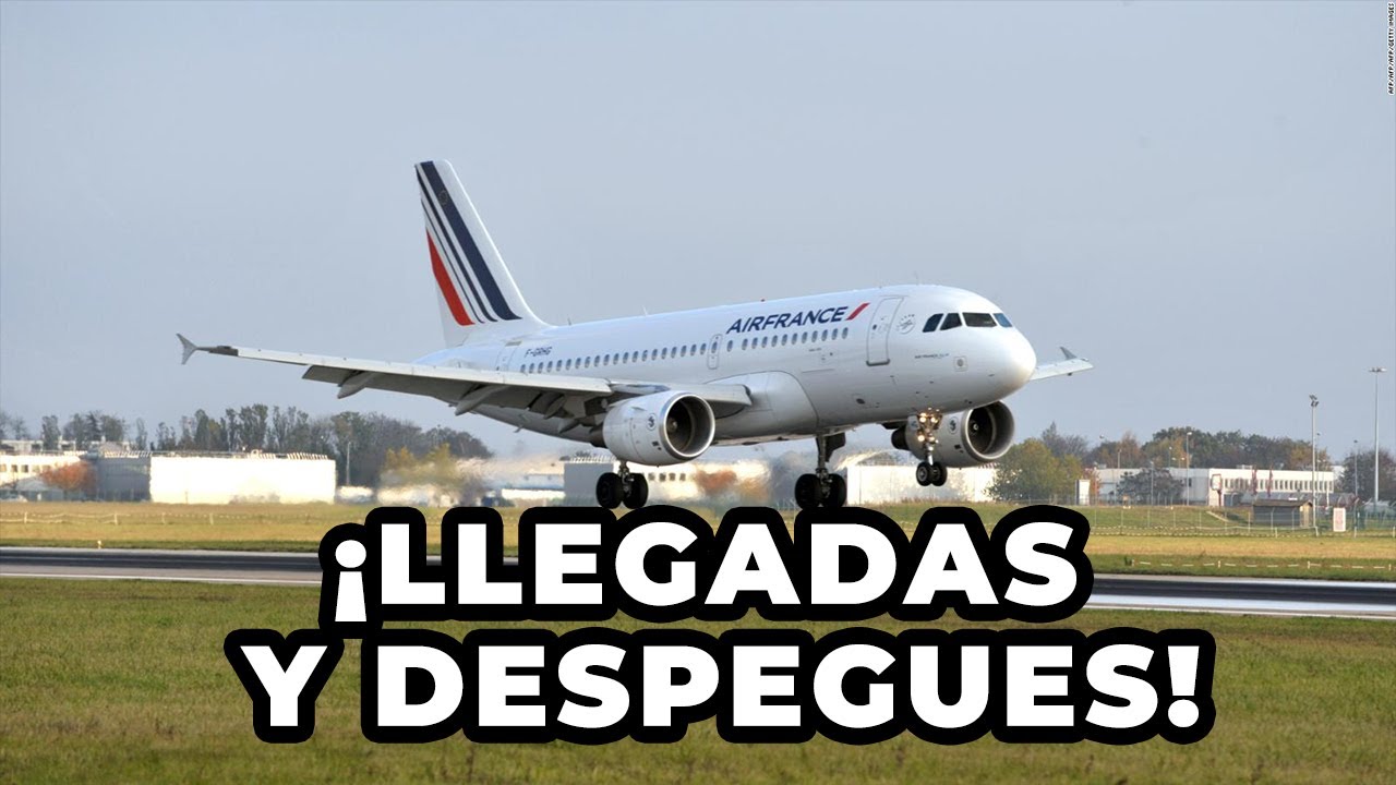 Despegues y Llegadas de Aviones Comerciales. - YouTube