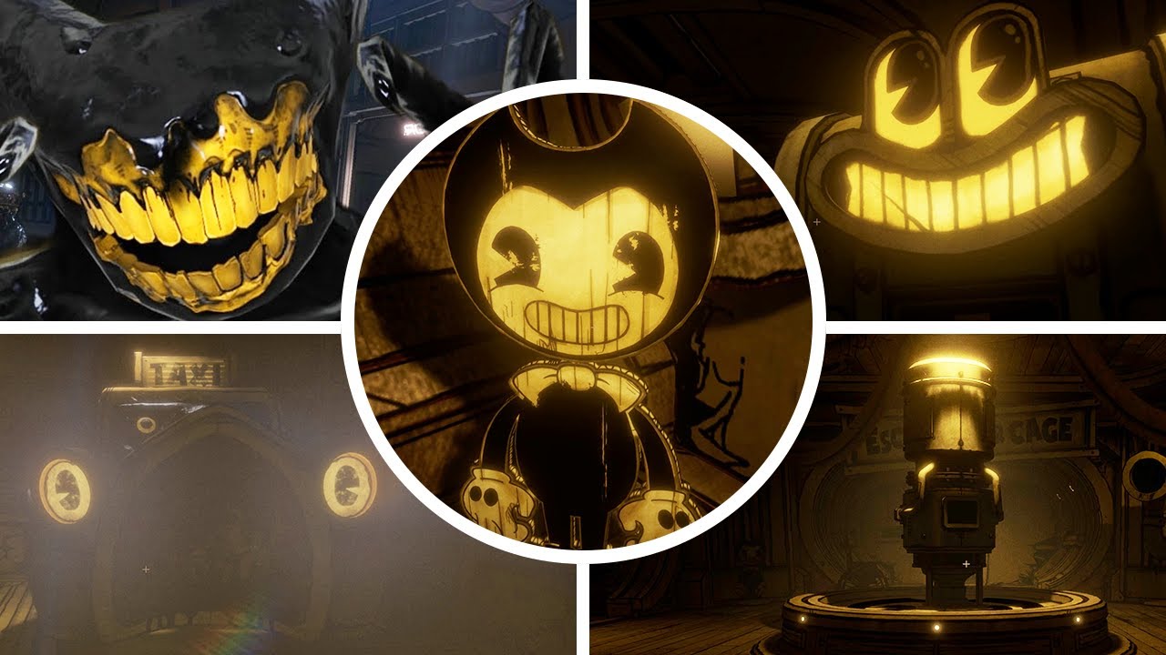 Bendy: Secrets of the Machine - All Endings & Secrets - YouTube